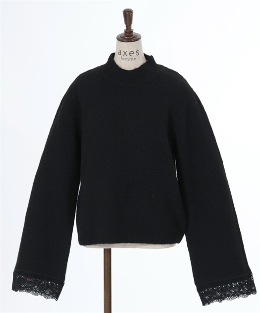 フレア袖ハイネックニット【期間限定価格】 | outlet | axes フレア袖ハイネックニット【期間限定価格】 | outlet | axes