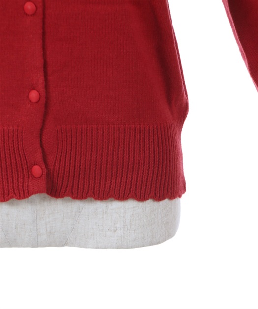 ハートリボン刺繍ニットカーディガン | outlet | axes femme ハートリボン刺繍ニットカーディガン | outlet | axes femme