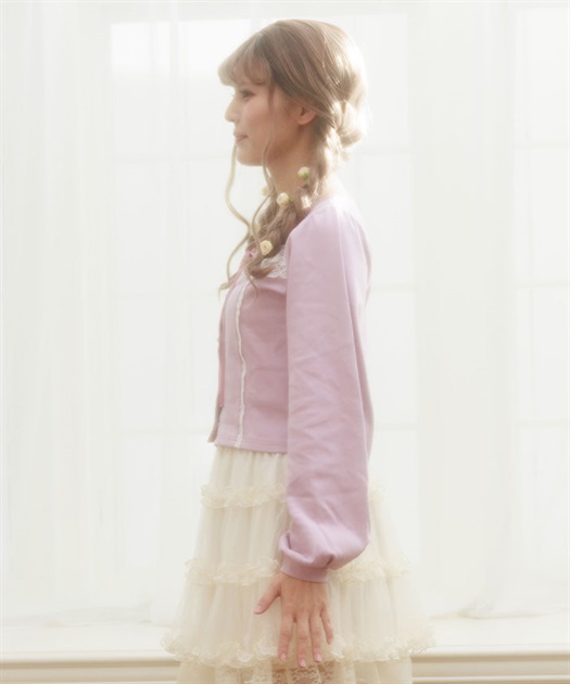 レースデザインカットプルオーバー | 衣料 | axes femme online shop レースデザインカットプルオーバー | 衣料 | axes femme online shop