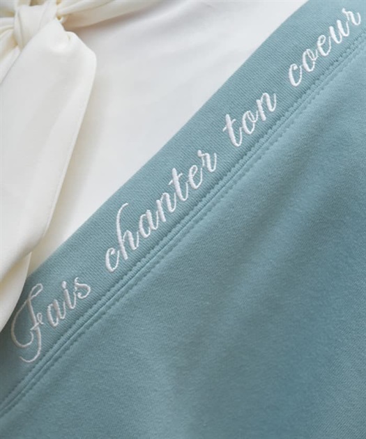 ロゴ刺繍裏毛ロングカーディガン【WEB限定価格】 | レディース服 ロゴ刺繍裏毛ロングカーディガン【WEB限定価格】 | レディース服