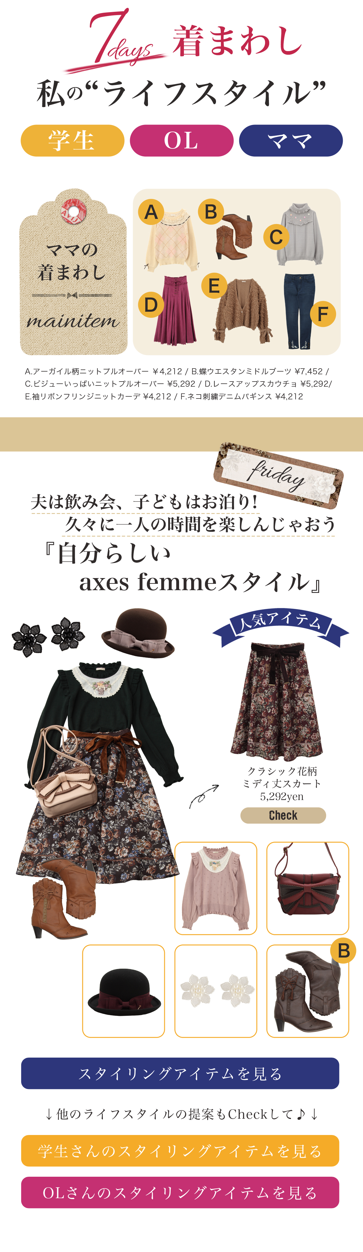 着回し7days-ライフスタイル別-